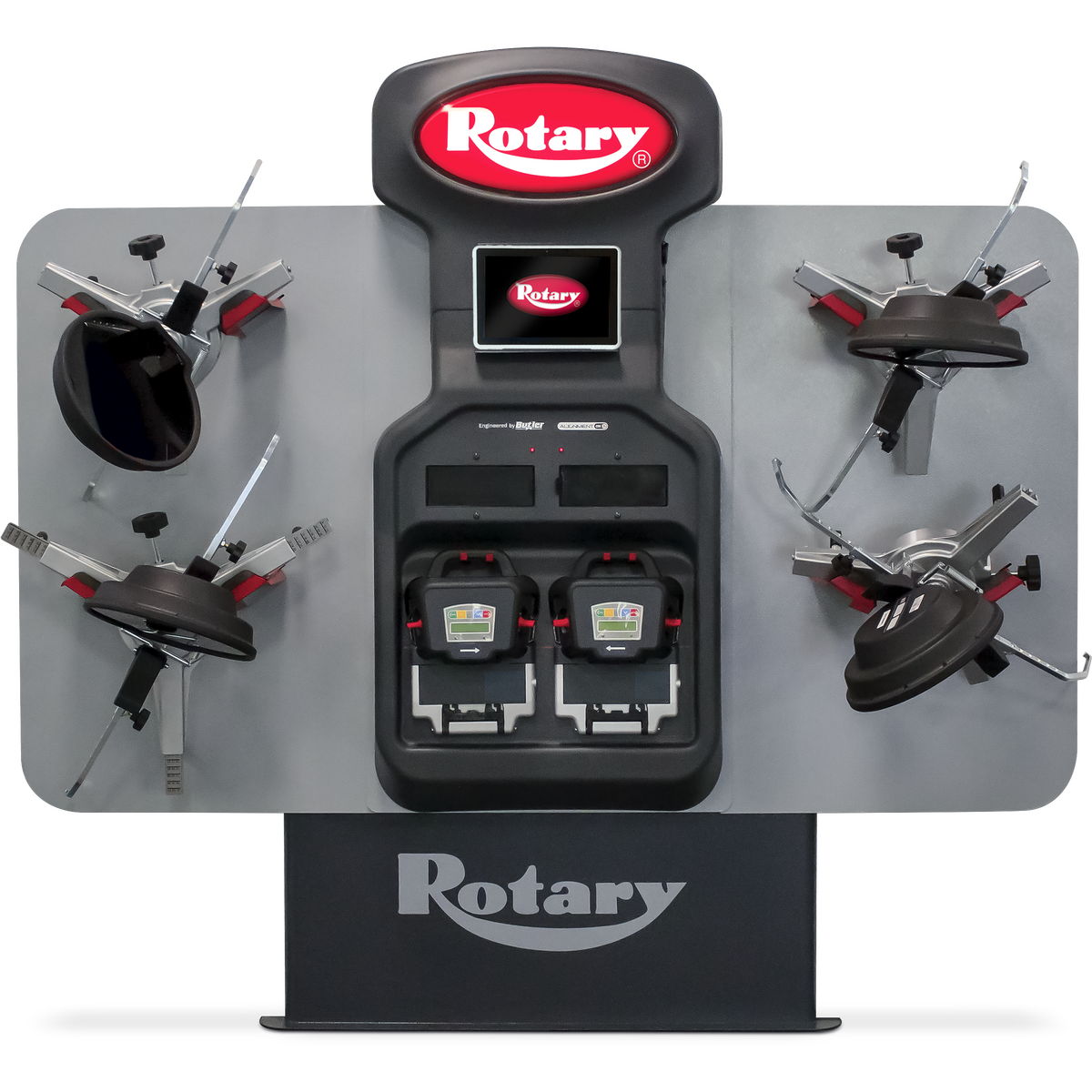 Tablet-driven 3D wheel alignment - Rotary